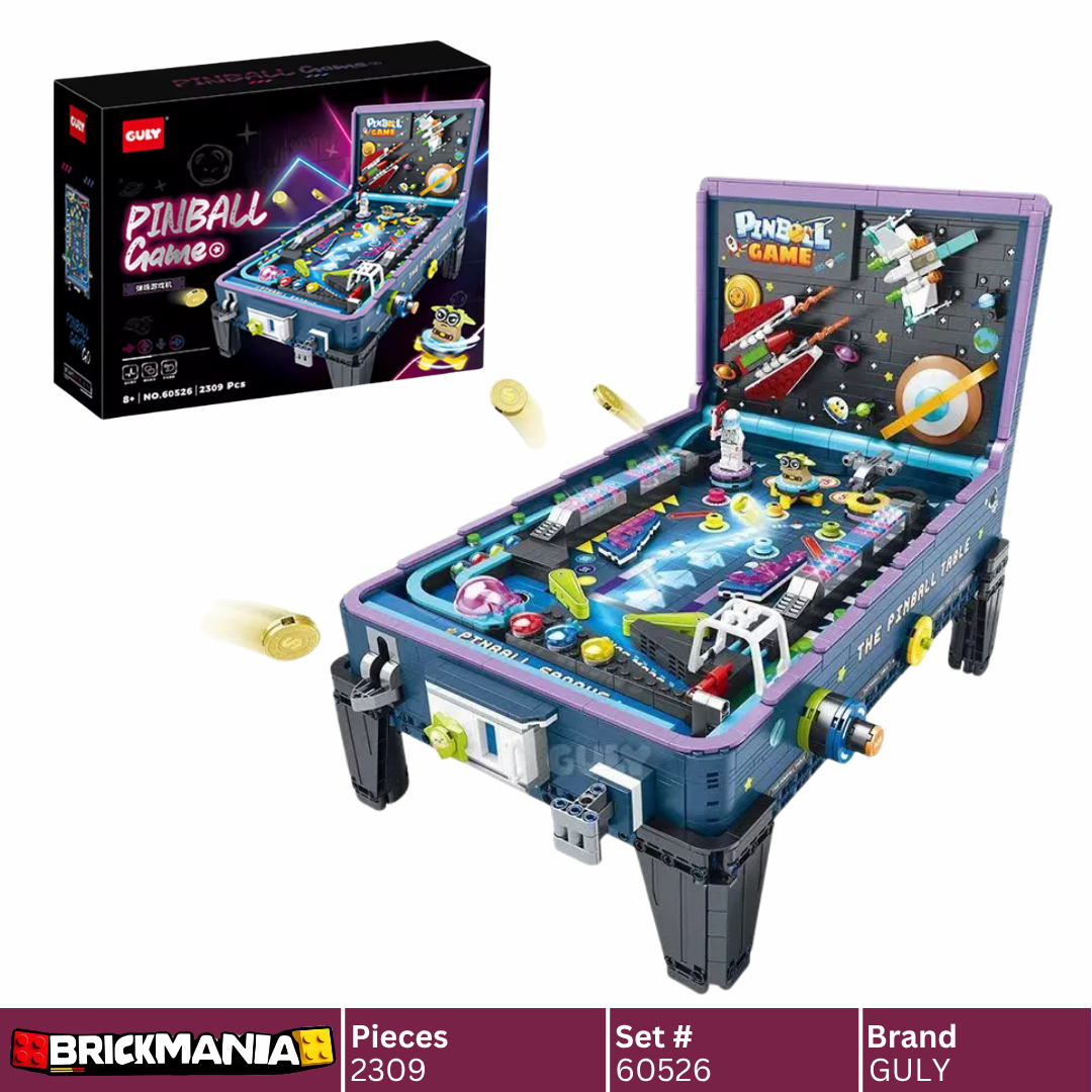 GULY 60526 Pinball Game Building Set | 2309 PCS – Brickmania