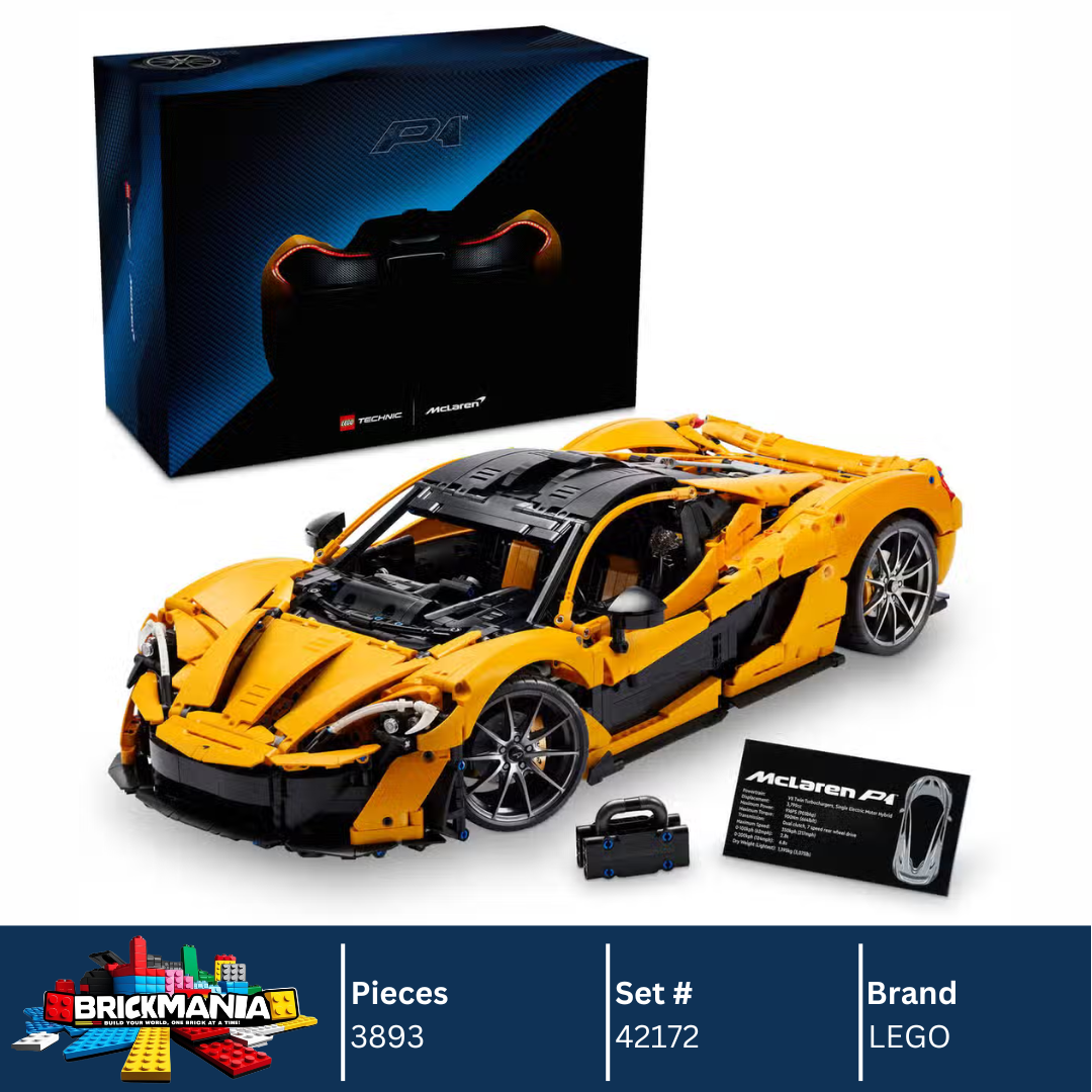 LEGO 42172 Technic McLaren P1™ | 3893 PCS – Brickmania