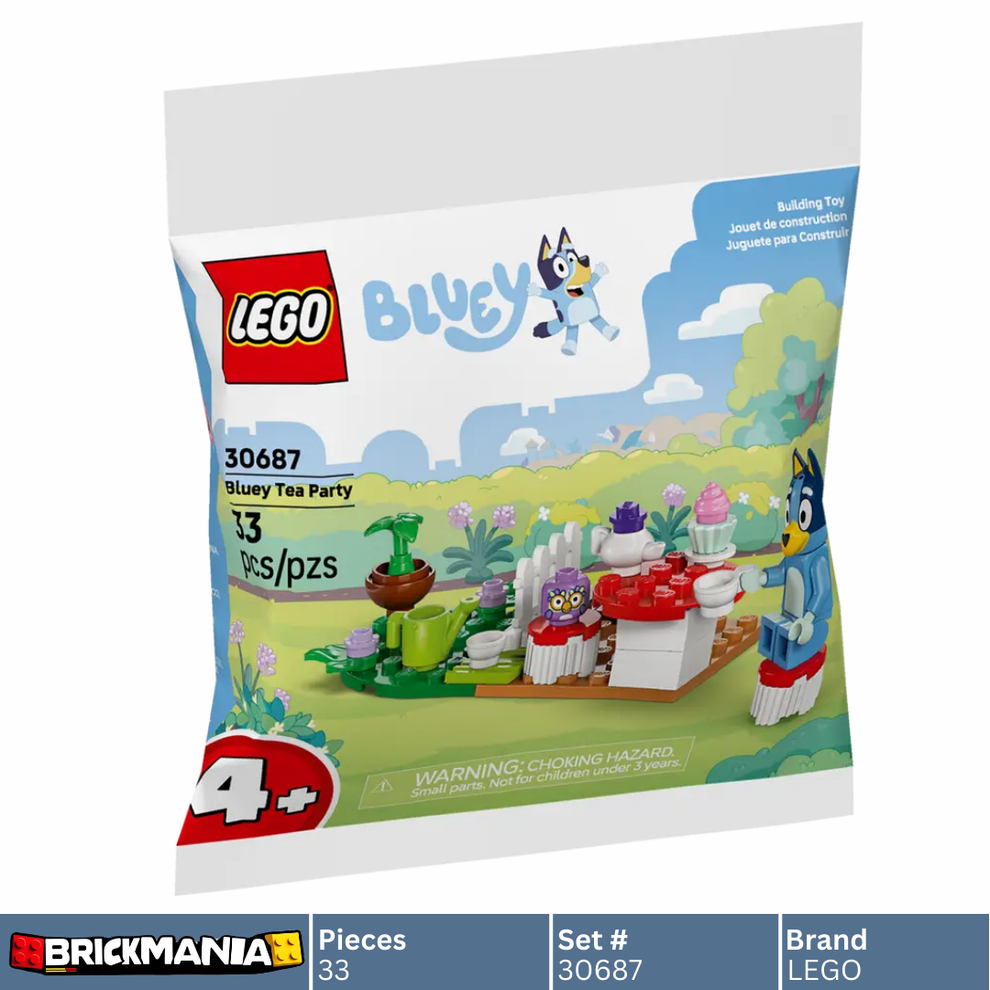 LEGO 30687 Bluey Tea Party | 33 PCS – Brickmania