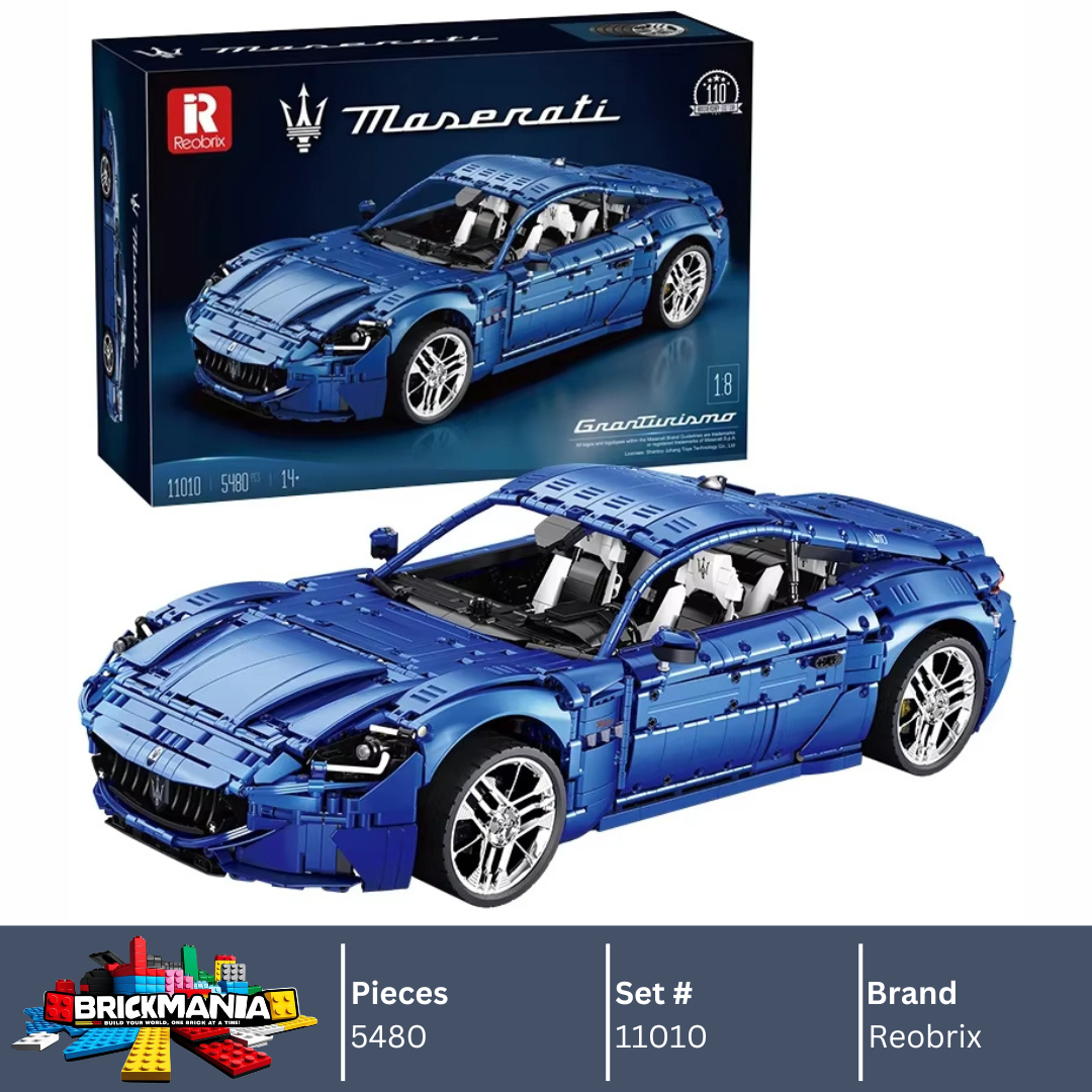 Reobrix 11010 Maserati GranTurismo 110 Building Toy Set | 5480 PCS ...