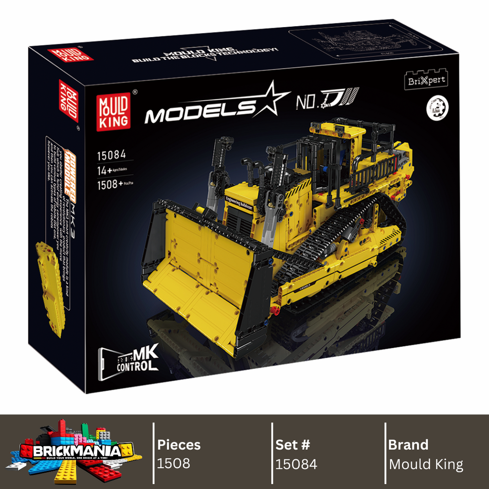 Mould King 15084 D11 Bulldozer Building Toy Set | 1,508 PCS – Brickmania