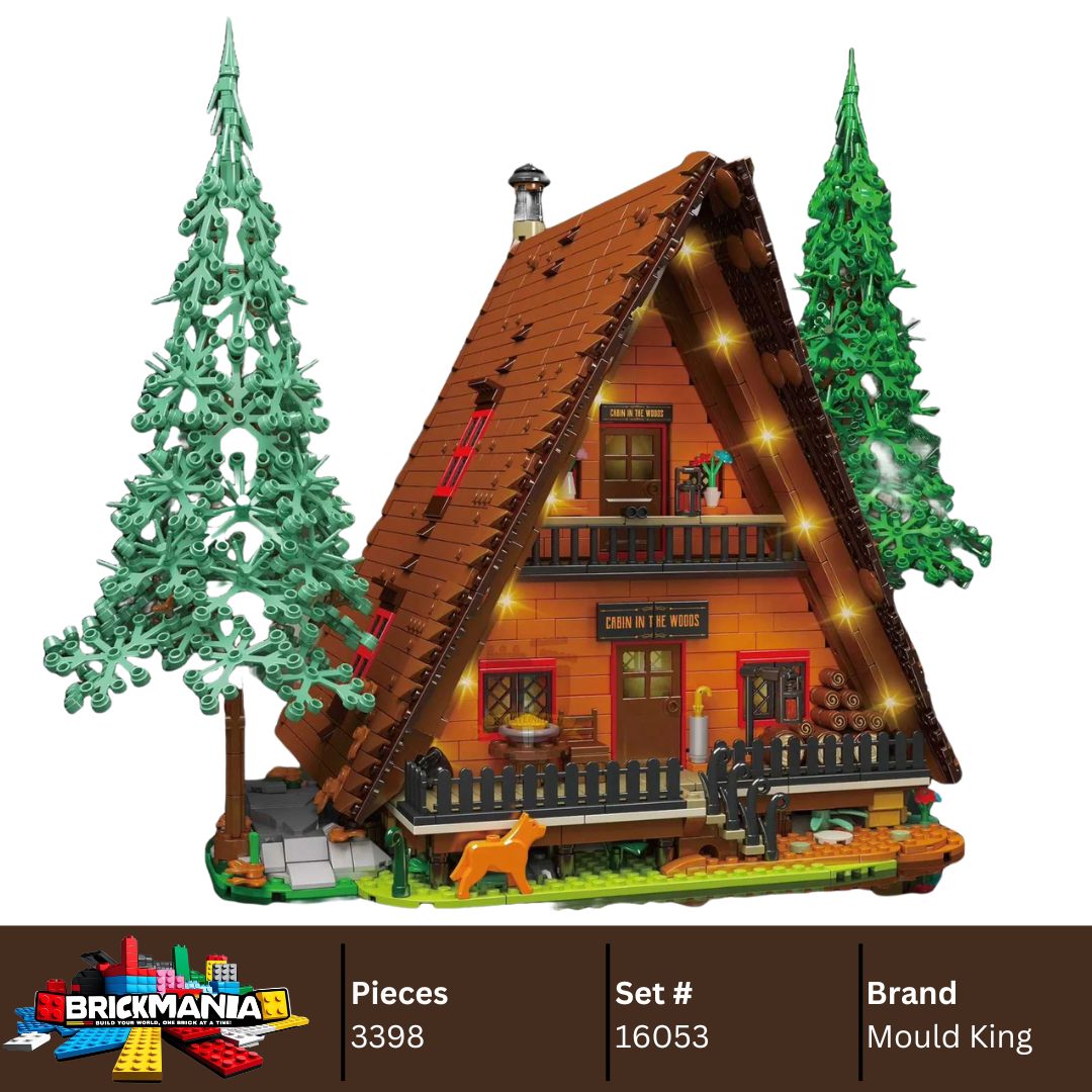 Mould King 16053 Cabin in The Woods Building Toy Set | 3,398 PCS ...