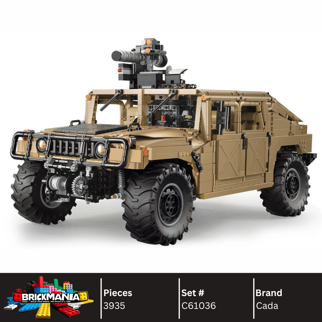 Cada C61036 HUMVEE H1 Building Toy Set | 3935 PCS – Brickmania
