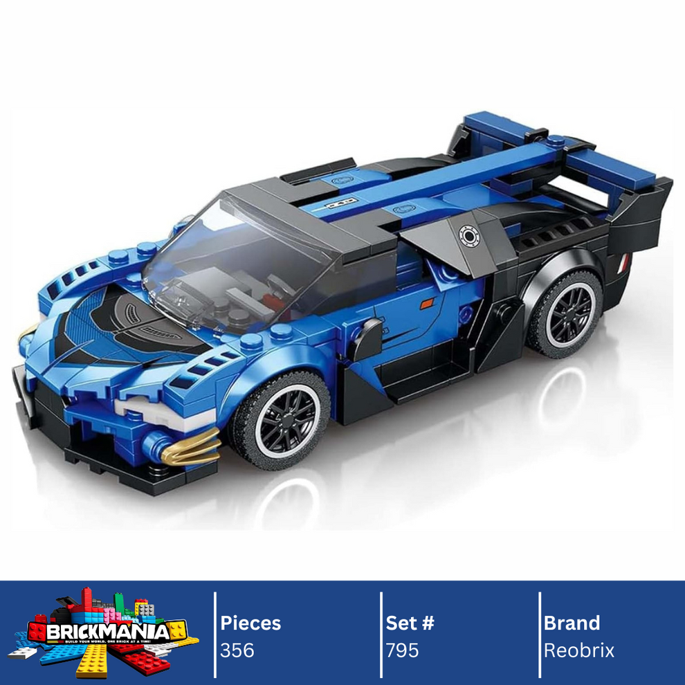 Reobrix 795 Bugatti Vision GT Building Toy Set | 356 PCS – Brickmania