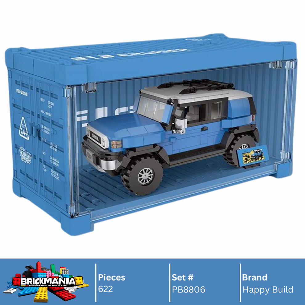 Happy Build PB8806 Toyota™ FJ Cruiser Building Toy Set | 622 PCS | Bui ...