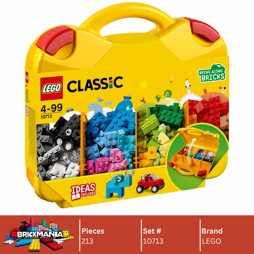 LEGO 10713 Classic Creative Suitcase | 213 PCS – Brickmania