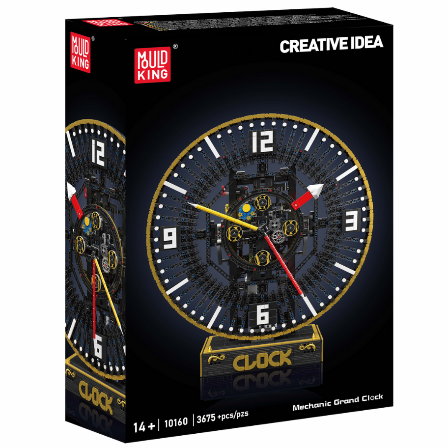 Mould King 10160 Motorized Mechanical Gear Clock Building Toy Set | 36 ...