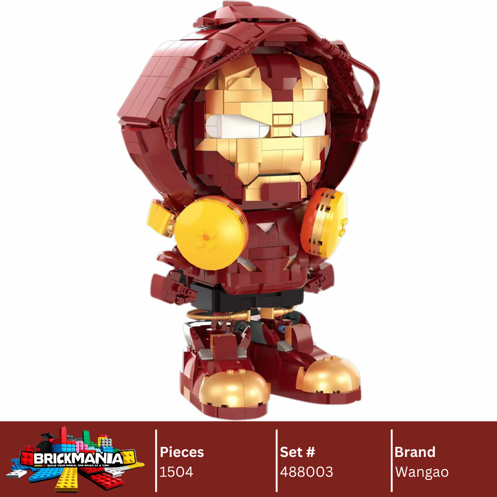 Wangao 488003 Iron Man Building Toy Set | 1504 PCS – Brickmania