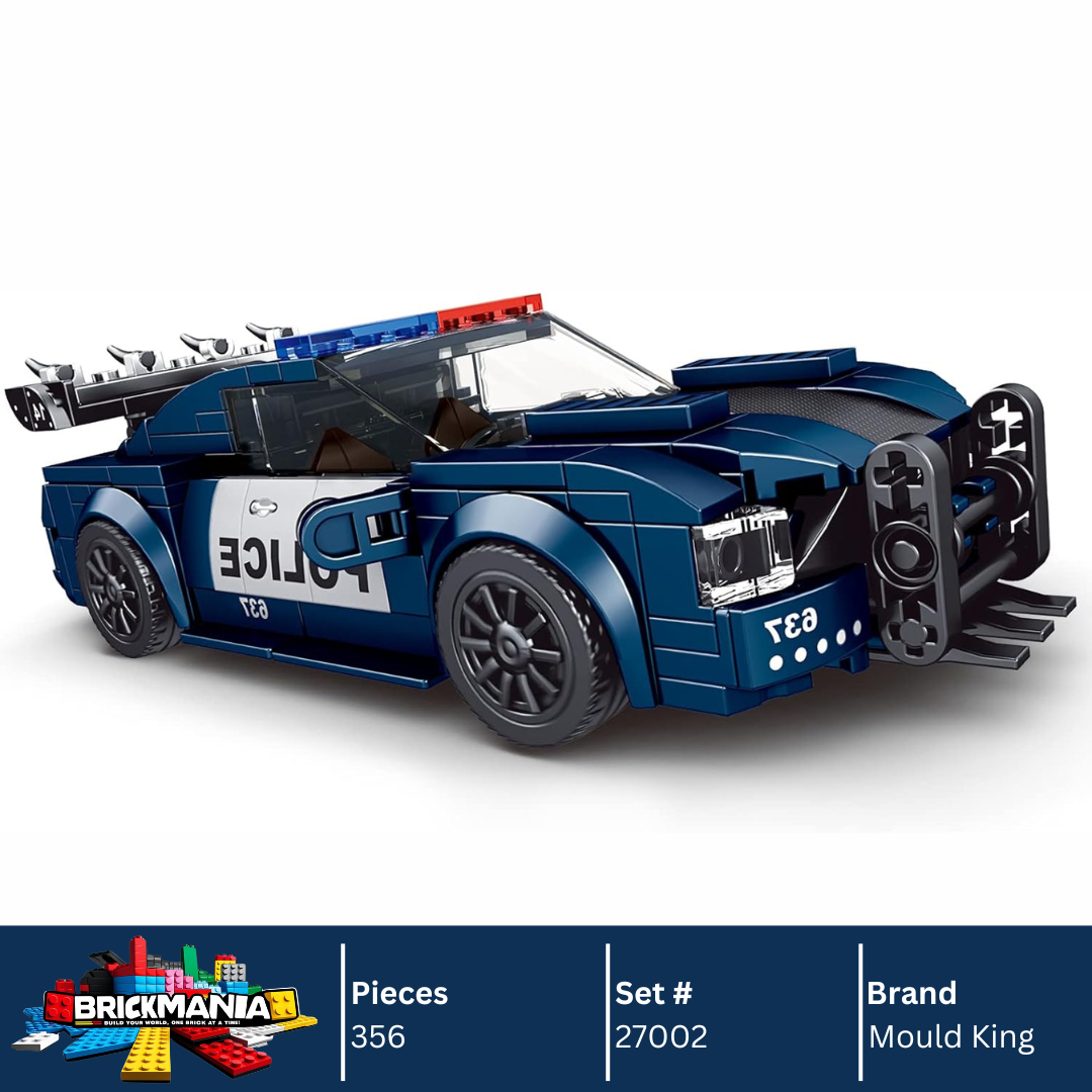 Mould King 27002 Barricade Police Building Toy Set | 356 PCS – Brickmania