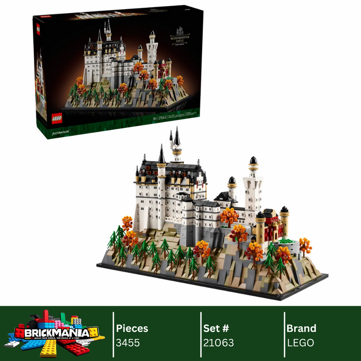 LEGO 21063 Architecture Neuschwanstein Castle | 3455 PCS – Brickmania