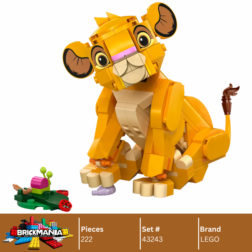 LEGO 43243 Simba the Lion King Cub | 222 PCS – Brickmania