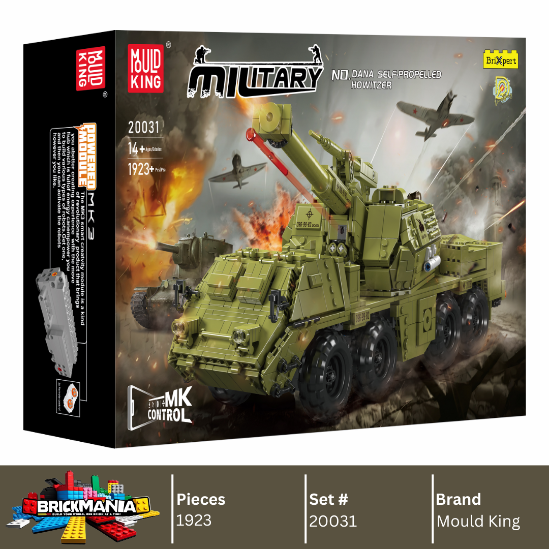 Mould King 20031 Military Dana Self-propelled Howitzer Building Toy Se ...