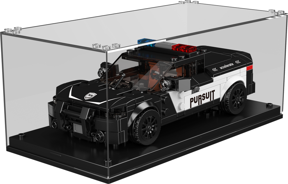 Mould King 27098 Dodge Challenger Police Car Building Toy Set | 443 PC ...