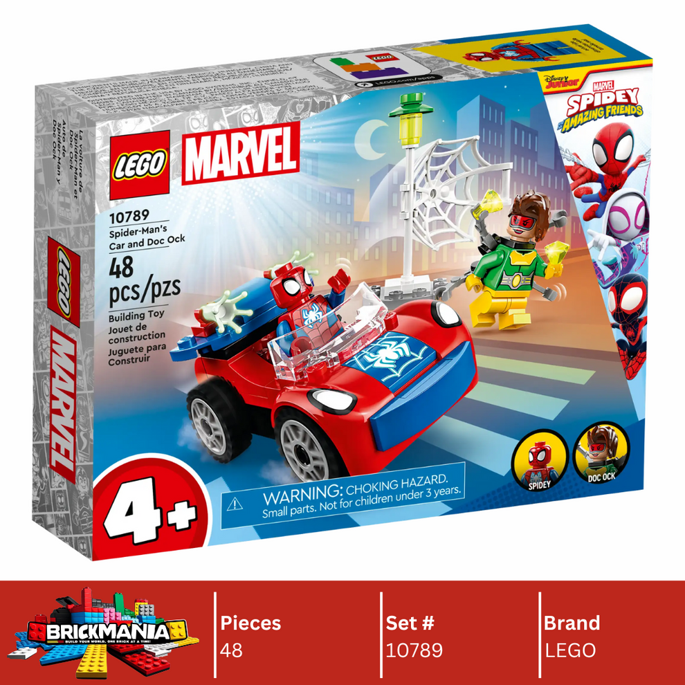 LEGO 10789 Marvel Spider-Man's Car and Doc Ock | 48 PCS – Brickmania