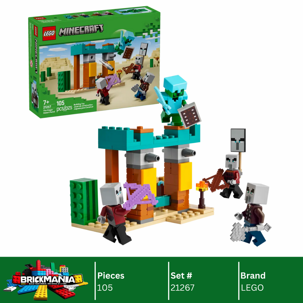 LEGO 21267 The Illager Desert Patrol | 105 PCS – Brickmania