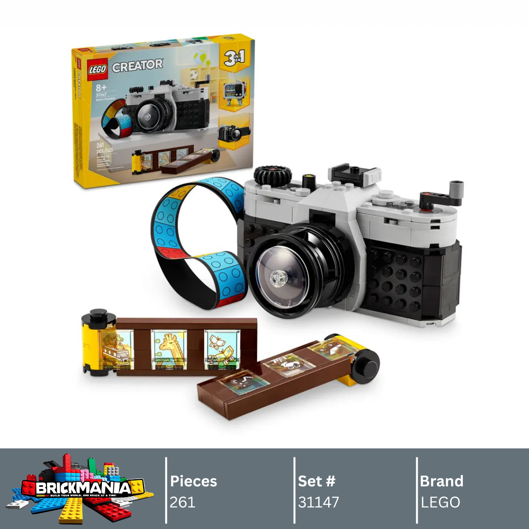 LEGO 31147 Creator 3in1 Retro Camera | 261 PCS – Brickmania