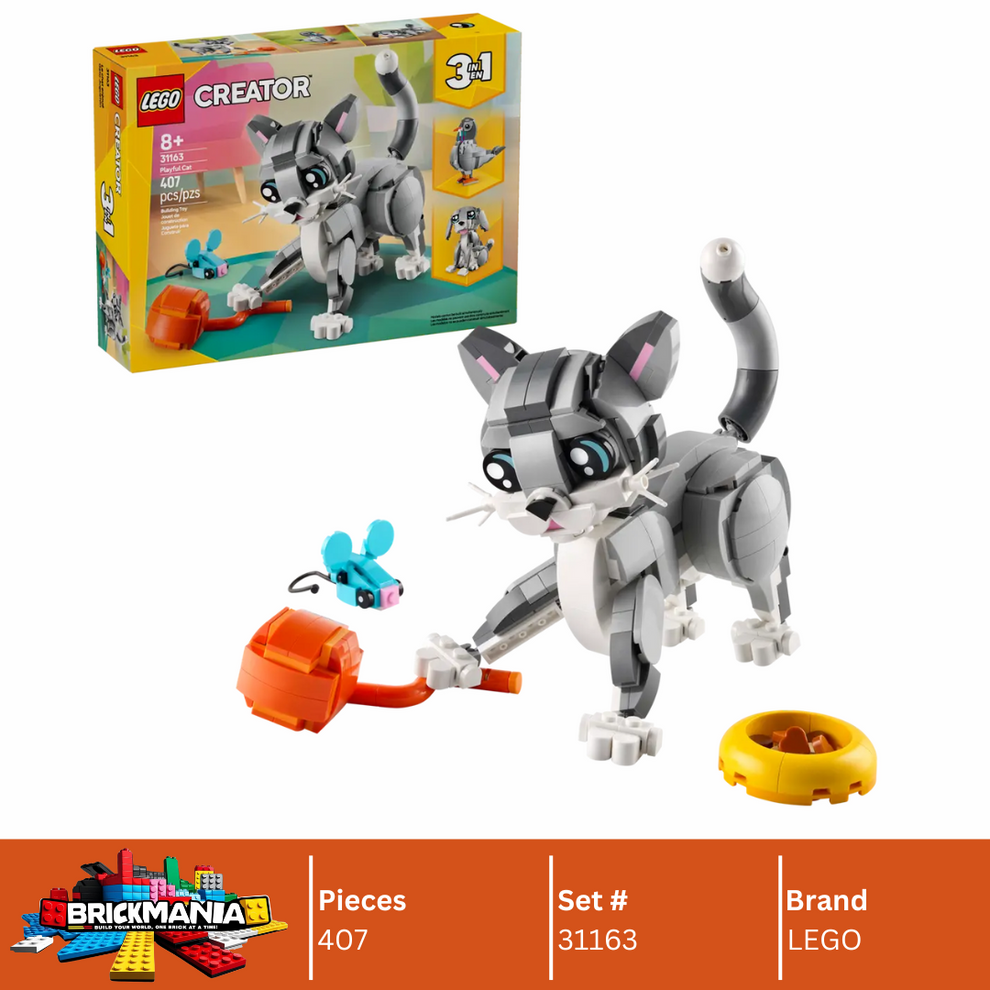 LEGO 31163 Playful Cat | 407 PCS – Brickmania