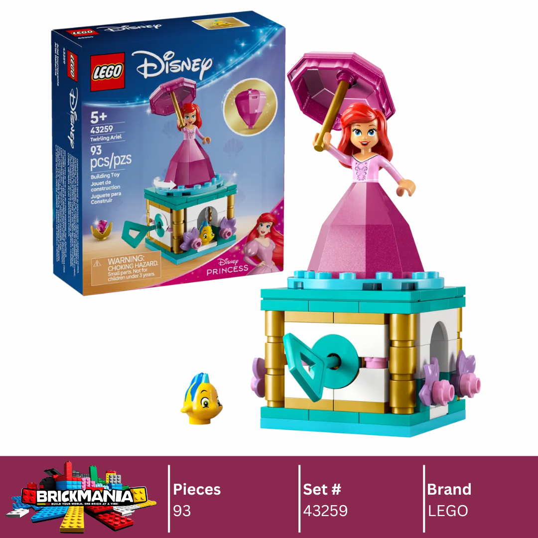 LEGO 43259 Twirling Ariel | 93 PCS – Brickmania