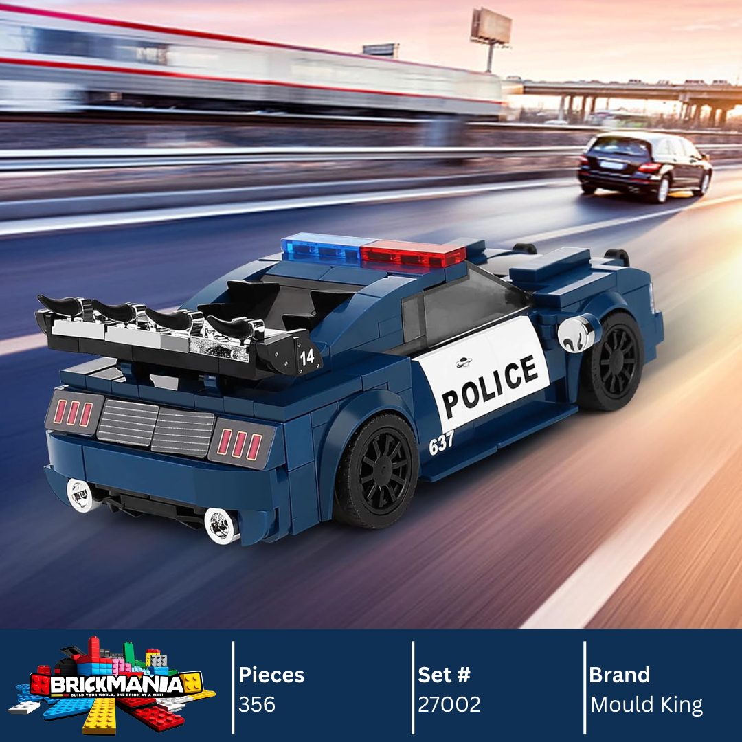 Mould King 27002 Barricade Police Building Toy Set | 356 PCS – Brickmania
