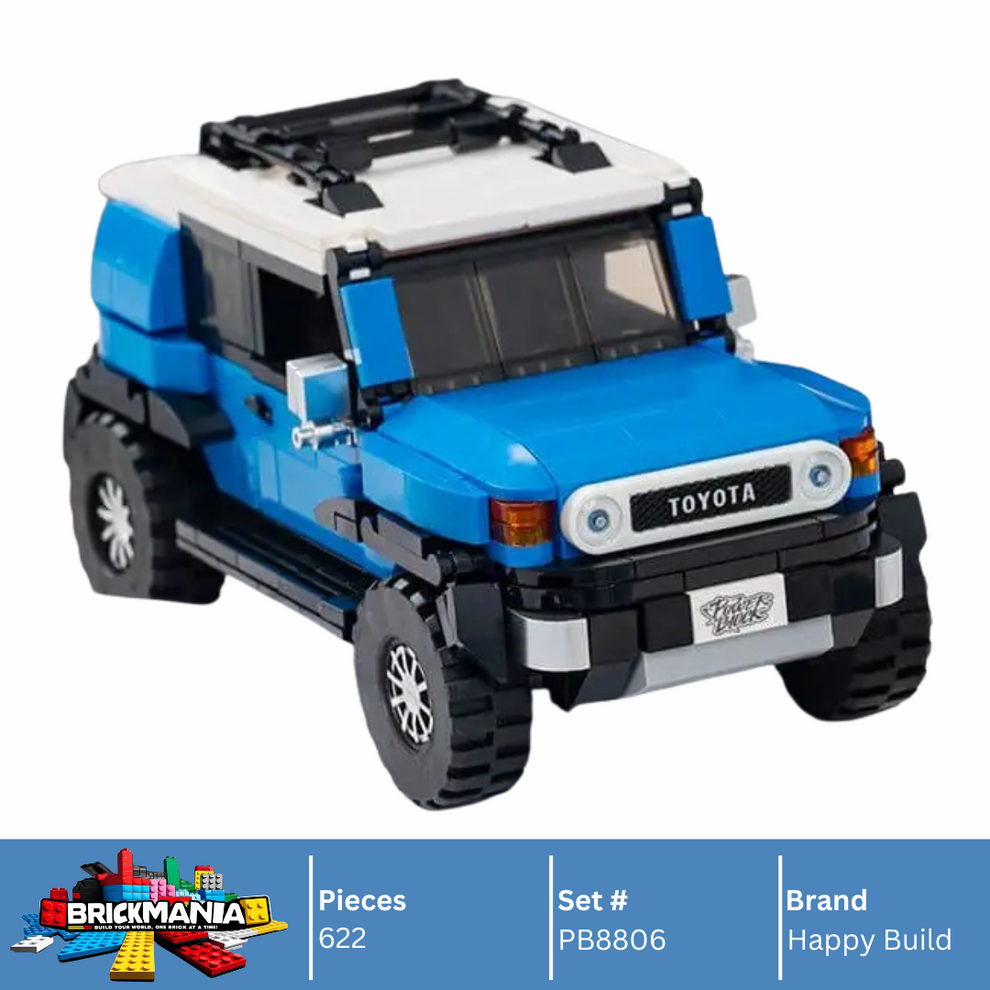 Happy Build PB8806 Toyota™ FJ Cruiser Building Toy Set | 622 PCS | Bui ...
