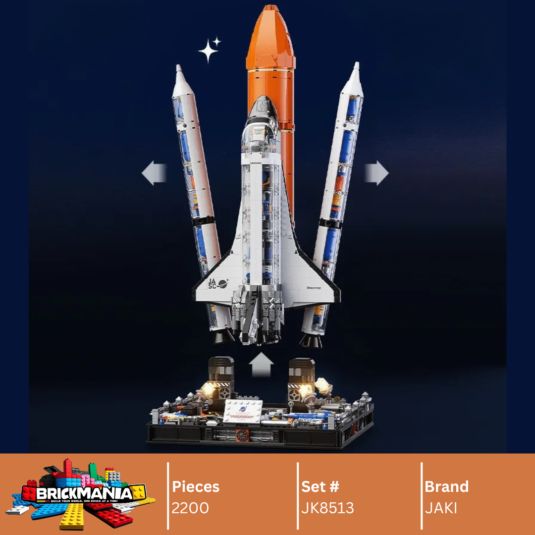 Jaki JK8513 Space Shuttle with Launch Pad Building Toy Set | 2200 PCS ...