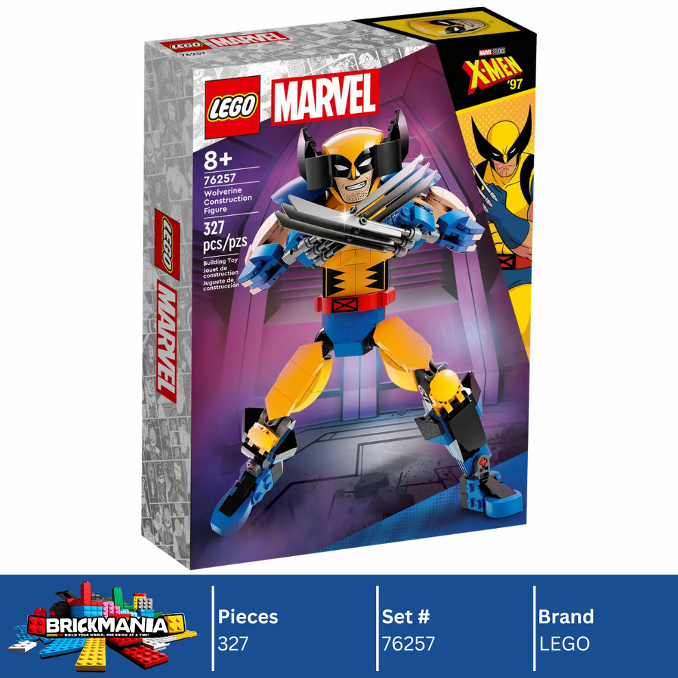 LEGO 76257 Wolverine Construction Figure | 327 PCS – Brickmania