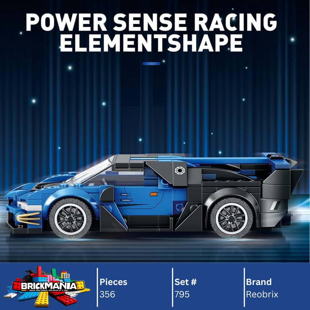 Reobrix 795 Bugatti Vision GT Building Toy Set | 356 PCS – Brickmania