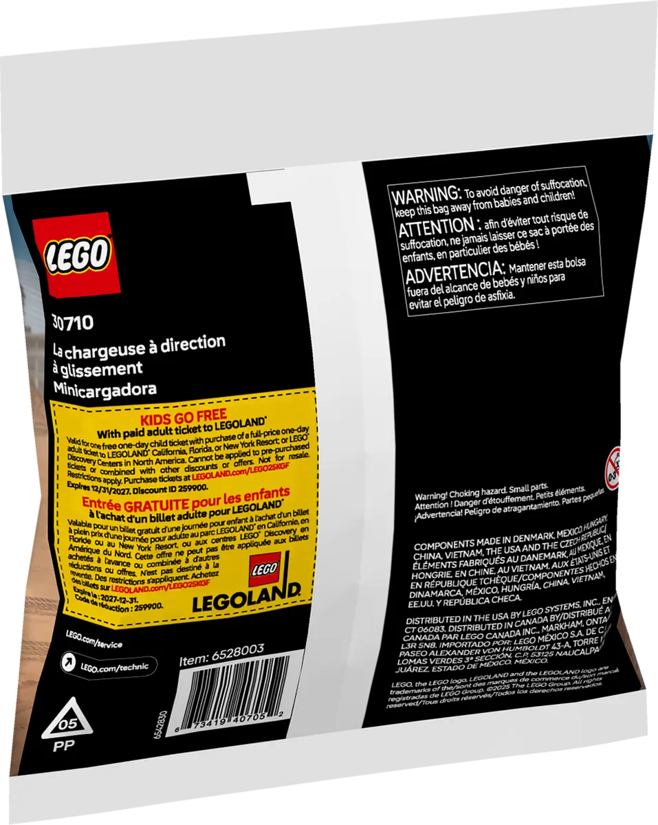 LEGO 30710 Technic Skid-Steer Loader | 52 PCS – Brickmania