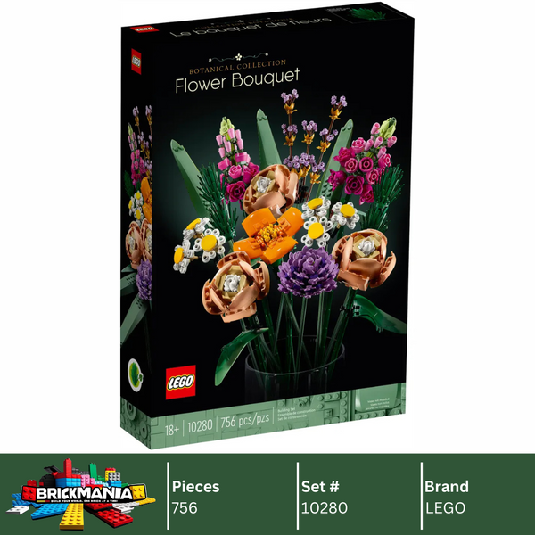LEGO 10280 Botanicals Flower Bouquet | 756 PCS – Brickmania