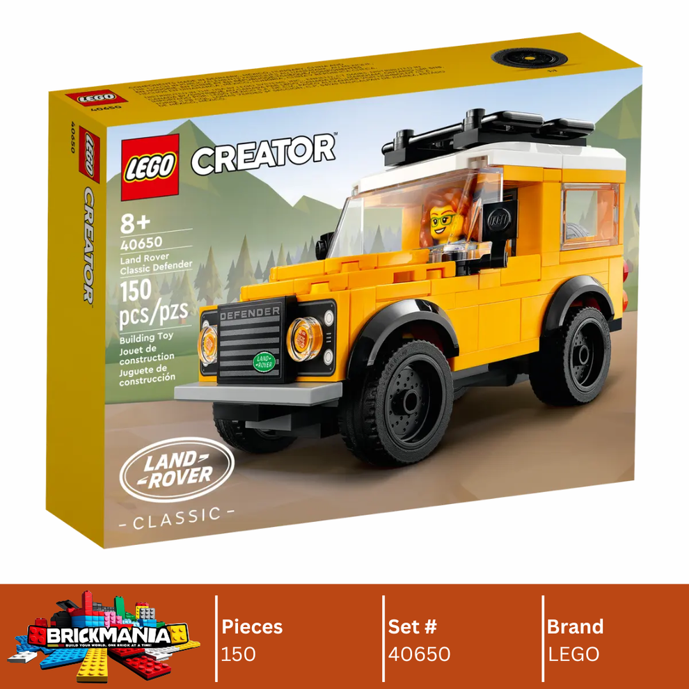 LEGO 40650 Creator Land Rover Classic Defender | 150 PCS – Brickmania