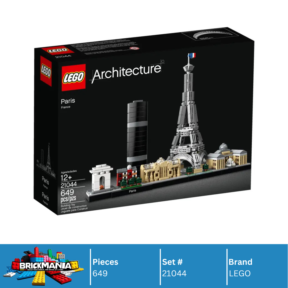 LEGO 21044 Architecture Paris | 649 PCS – Brickmania