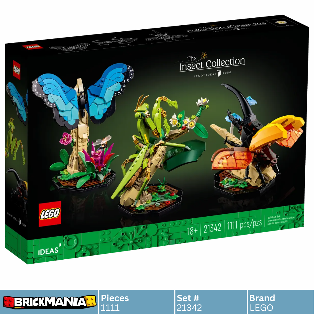 LEGO 21342 Ideas The Insect Collection | 1111 PCS – Brickmania