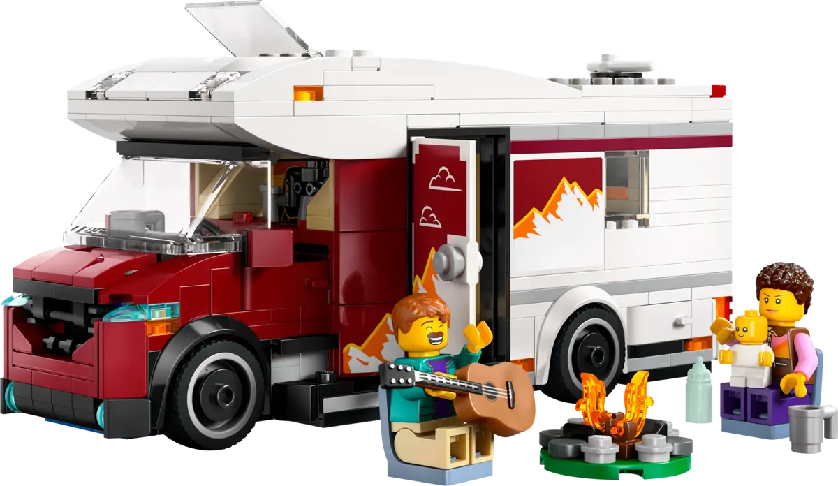 LEGO 60454 City Holiday Adventure Camper Van | 385 PCS – Brickmania
