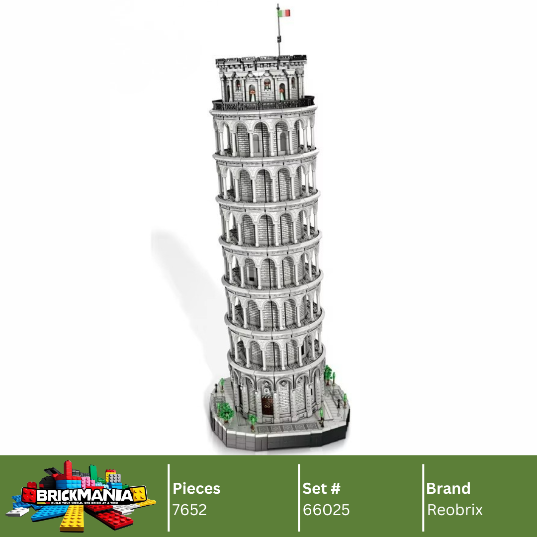 Reobrix 66025 Leaning Tower of Pisa Building Toy Set | 7652 PCS ...