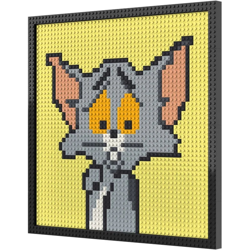 N0125 Tom Mosaic Wall Art | 2304 PCS – Brickmania