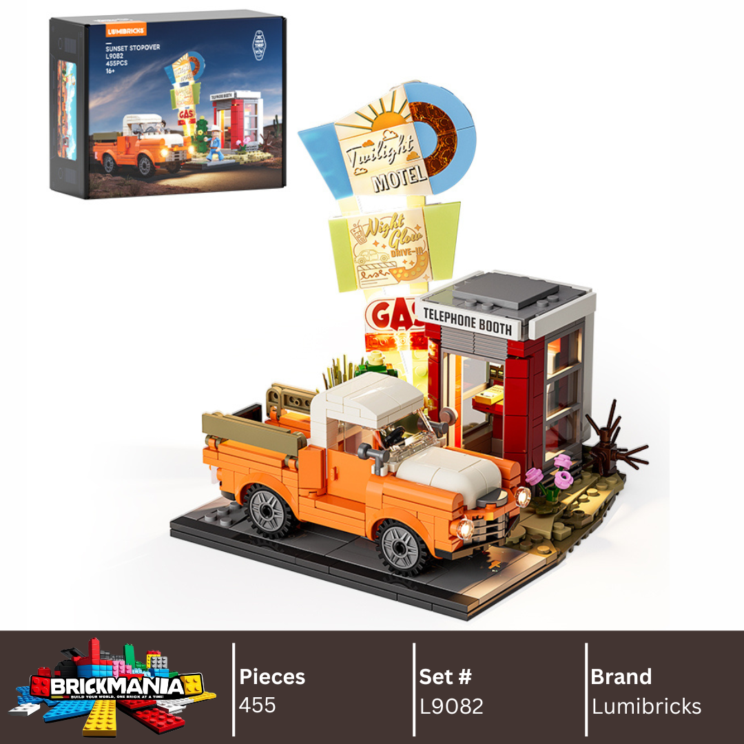 Lumibricks L9082 Sunset Stopover Building Toy Set | 455 PCS – Brickmania